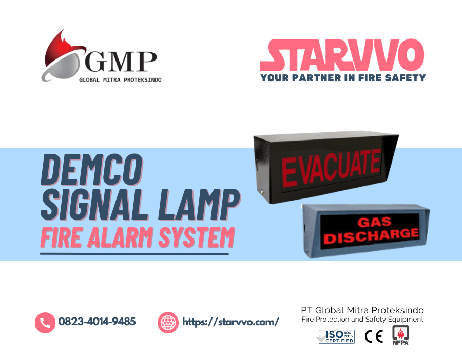 Evacuate Sign & Gas Discharge Lamp Demco Fire Alarm System | STARVVO ...